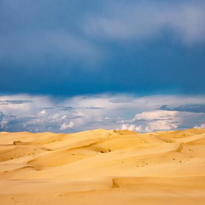 Western wilderness drought desert dark clouds - KDE Store