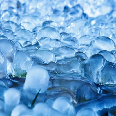 Spring frozen river melt closeup - KDE Store