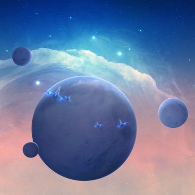 Spaceships planets design - KDE Store