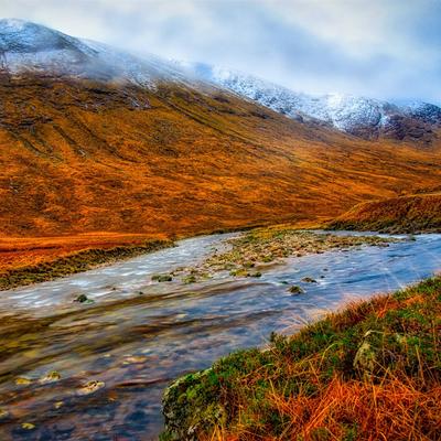 Blue Landscape Sunset Mountain Outdoor - KDE Store