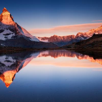 Mountain lake reflection - KDE Store