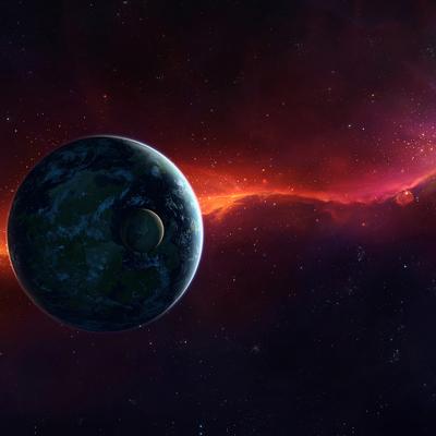 Space Planet Crimson Space - KDE Store