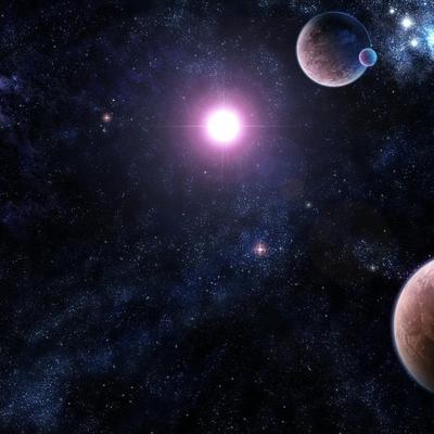 Space / galaxy stars light planet - KDE Store