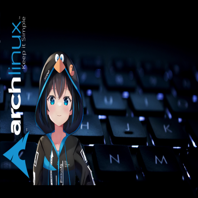 Arch Linux Wallpaper Girl