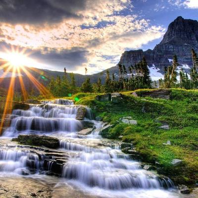 Amazing sunrays nature lake reflection wallpaper is - KDE Store