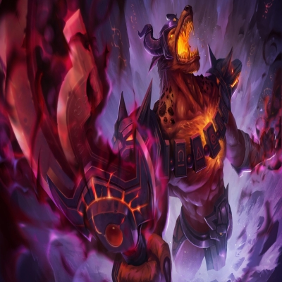 League Of Legends Nasus Infernal Skin Art Hd Wallpapers - KDE Store