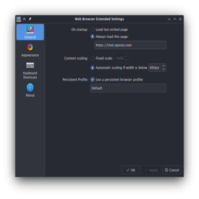 Web Browser Extended - KDE Store