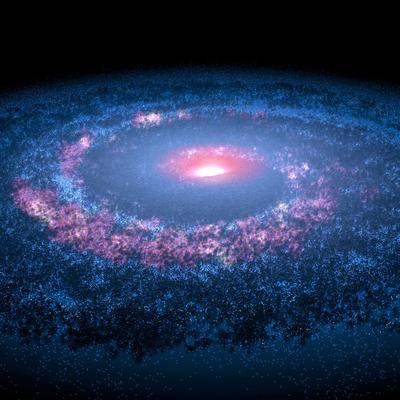 Cosmic starry sky Spiral Galaxy - KDE Store