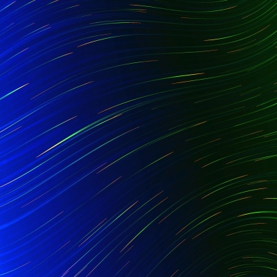 Blue Rays Glare Waves Dark Background - KDE Store