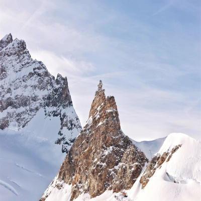 Winter snow mountain peak mountain weather - KDE Store