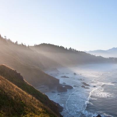 Sun rays over the beach Nature - KDE Store