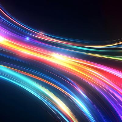 Neon Glare Dynamic Curve Colorful Light Spot - KDE Store
