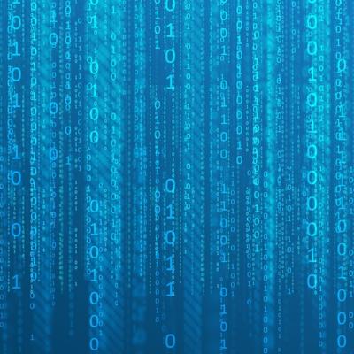 Matrix numbers code background Design - KDE Store