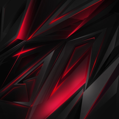 Abstract Polygonal Red Glare Dark Background - KDE Store
