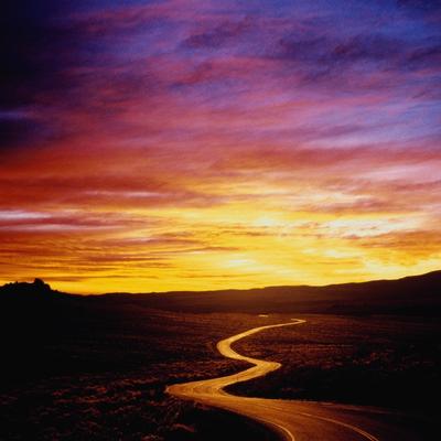 sunset on the road - KDE Store