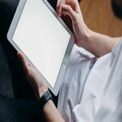 Person Holding White Tablet Computer - KDE Store
