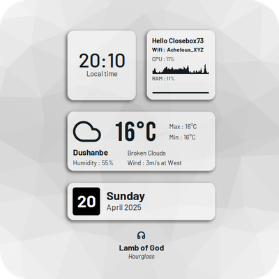 Shelyak - Conky theme - KDE Store