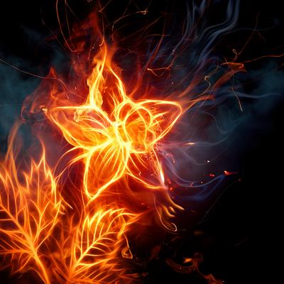 Orange and Red Fire in The Dark Full HD - KDE Store