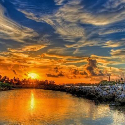 Glorious Sunset Hdr Hd Wallpaper - KDE Store