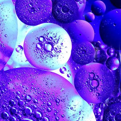 Purple and White Bubbles Illustration Full HD - KDE Store