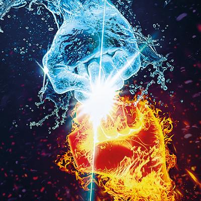 Brown and Blue Abstract Painting Full HD - KDE Store