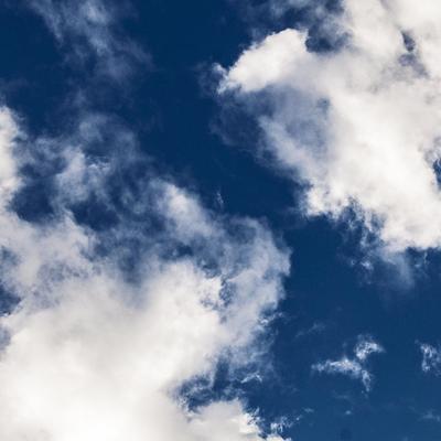Sky Cloud Summer Dark Blue Sky With Clouds Atmosphere - KDE Store
