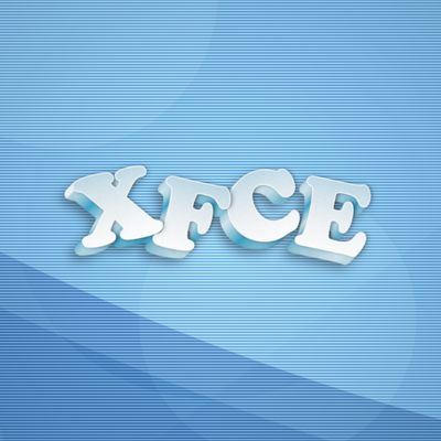 Xfce 3D-text wallpapers - 5 colors - KDE Store