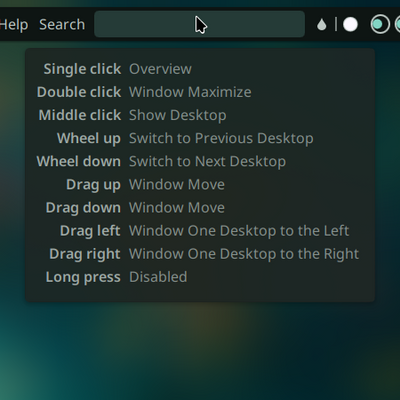 Panel Spacer Extended [Mouse actions/Gestures] - KDE Store