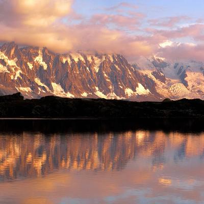 Lake Snow Mountain Sunset - KDE Store