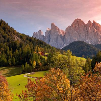 Forest Sunset Autumn Mountains - KDE Store