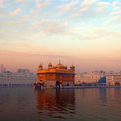 Golden Temple At Morning