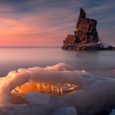 Winter Dalian Coast Frozen - KDE Store