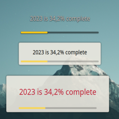 Year Progress Extended - KDE Store