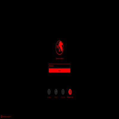 SDDM-Monochrome-Red - KDE Store