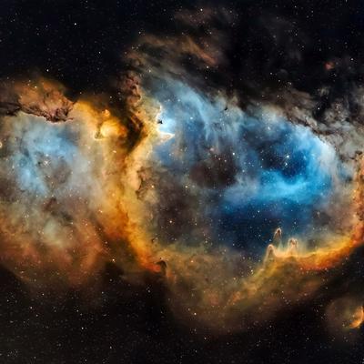 Outer Space Night Cosmos Blue Soul Nebula 5K - KDE Store