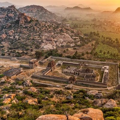 Achyutaraya temple Panoramic Hampi India Bing .. - KDE Store