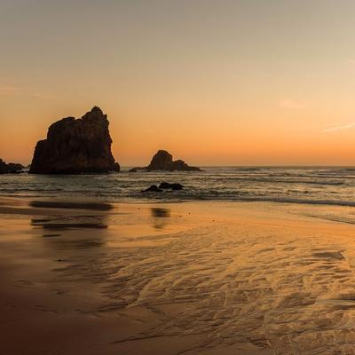 Beach Sunset Summer Praia da Ursa Portugal 5K - KDE Store