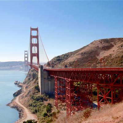 USA California Golden Gate Bridge Road Pilings.. - KDE Store