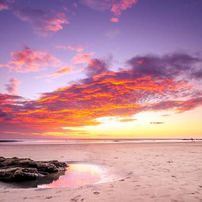 Summer Beach Stone Beautiful Sunset Skyline 5K Summer_Beach_ - KDE Store