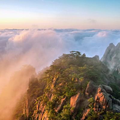 China Huangshan Yunhai Sunrise Alpine Scenery - KDE Store