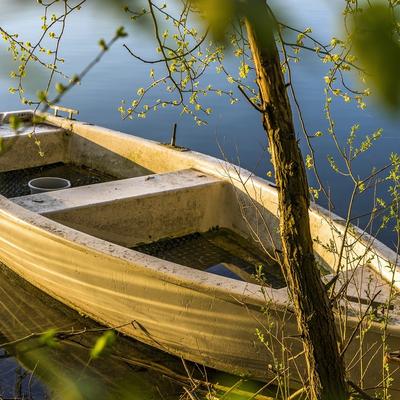 Lake boat sunset sunshine nature landscape Lake_boat_sunset_ - KDE Store