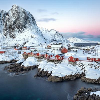 Fishing Village Mountains Winter Norway Nordic.. - addons.videolan.org