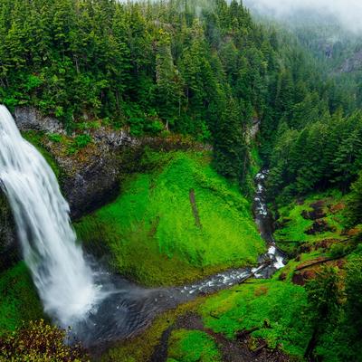 Tropical virgin forest waterfall river stream - KDE Store