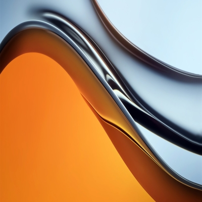 Huawei Orange Curve Abstract - KDE Store