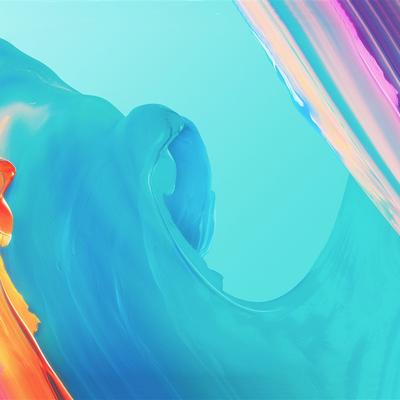 Colorful Wave Painting Abstract - KDE Store