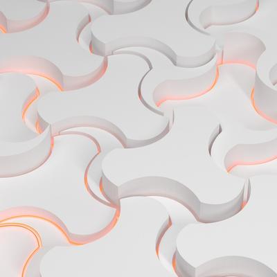 Pattern white geometric - KDE Store