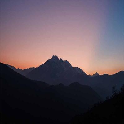Sunset mountains - KDE Store