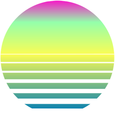 cyberpunk technotronic summer semi-transparent folders - KDE Store