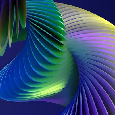 Dynamic Spiral Abstract Artistic Design 5K - KDE Store