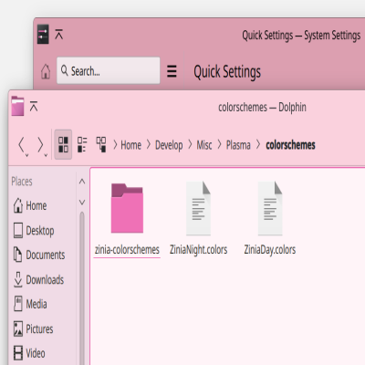zinia day colorscheme - KDE Store